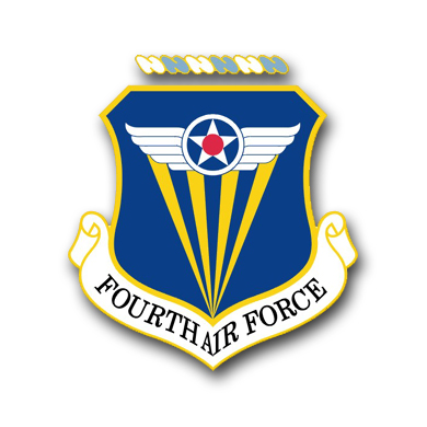 Fourth Air Force Vinyl Transfer Decal - Numbered Air Force Vinyl ...