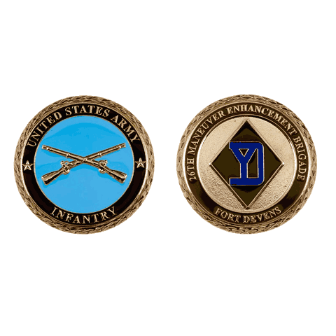 Ft Devens 26th MEB Challenge Coin - New Army Base Challenge Coins ...