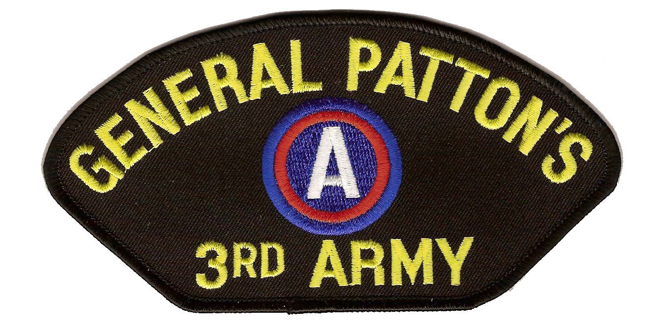 General Patton's 3rd Army Patch - World War 2 Hat Patches ...