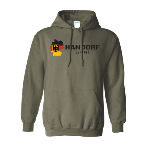 Handorf Germany Hooded Sweatshirt - Germany Duty Station Hooded ...