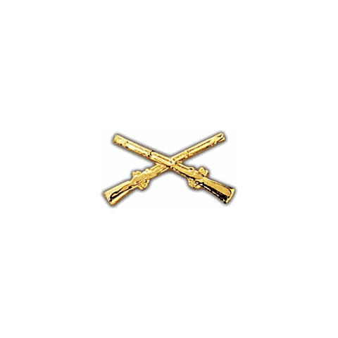 Infantry Crossed Rifles Pin - Small Army Pins - PriorService.com