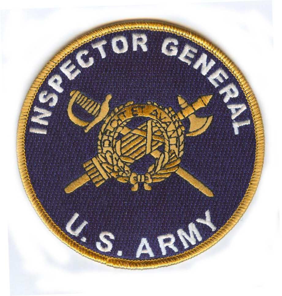Inspector General Patch - US Army Branches of Service Patches ...