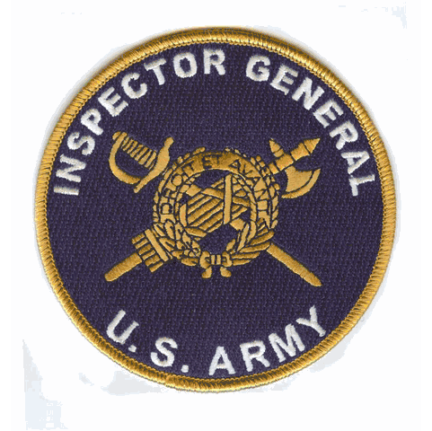 Inspector General Patch - US Army Branches of Service Patches ...