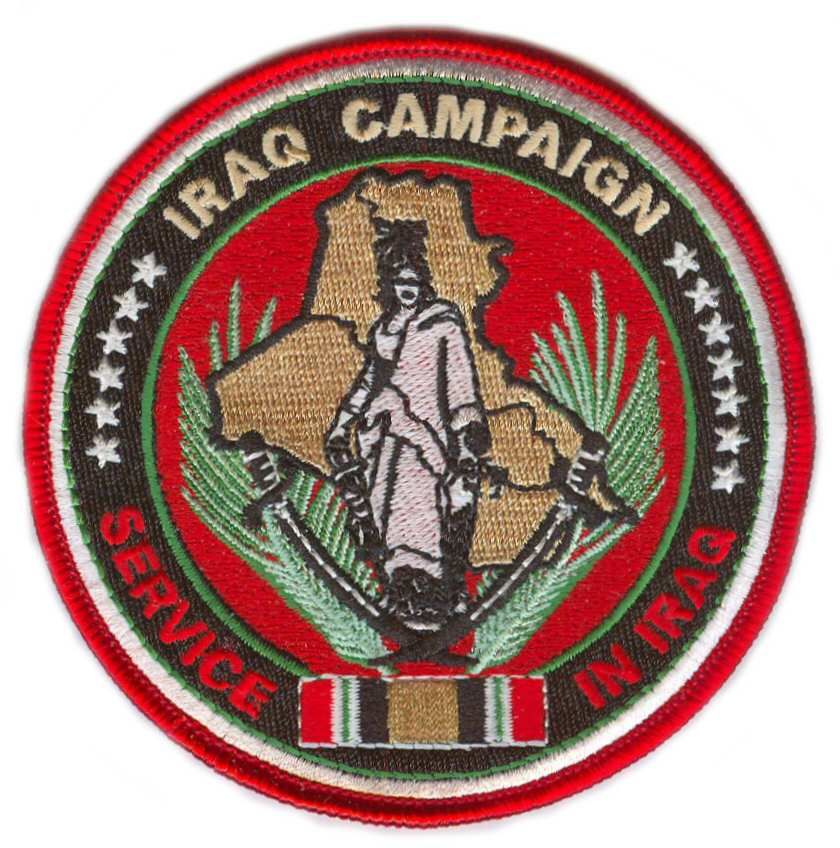 Iraq Campaign Medal Patch - Awards, Decorations and Campaign Patches ...