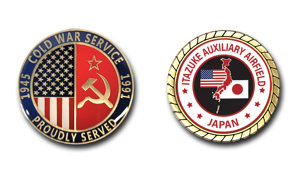 Itazuke Auxiliary Airfield Japan Cold War Veteran Challenge Coin ...