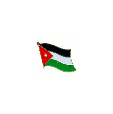 Jordan Flag Pin - Country Flag Pins - PriorService.com