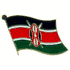 Kenya Flag Pin - Country Flag Pins - PriorService.com