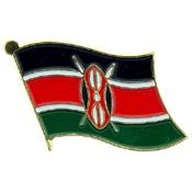 Kenya Flag Pin - Country Flag Pins - PriorService.com