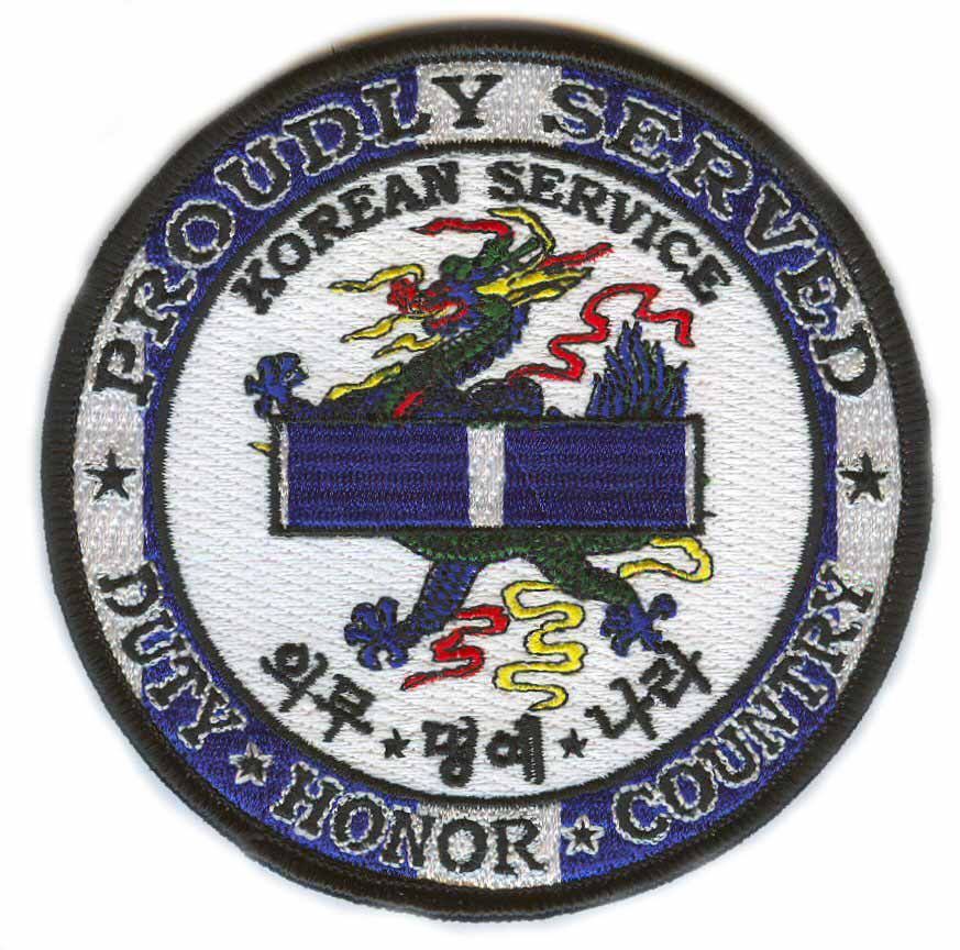Korean Service Medal Patch - Korean Veteran Patches - PriorService.com