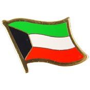 Kuwait Flag Pin - Country Flag Pins - PriorService.com