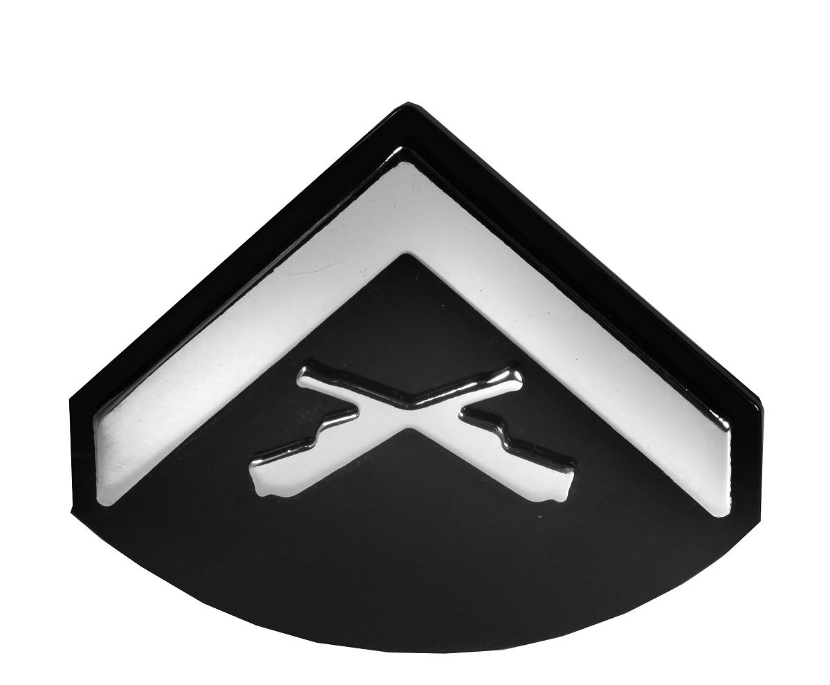 Lance Corporal Chrome Auto Emblem - Military Auto Emblems ...