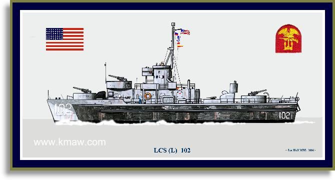 LCS(L) WWII Landing Craft Support (Large) Print - Amphibious Prints ...