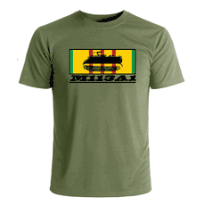 Combat Infantryman Vietnam OD Green T-Shirt - Vietnam Service Ribbon T ...