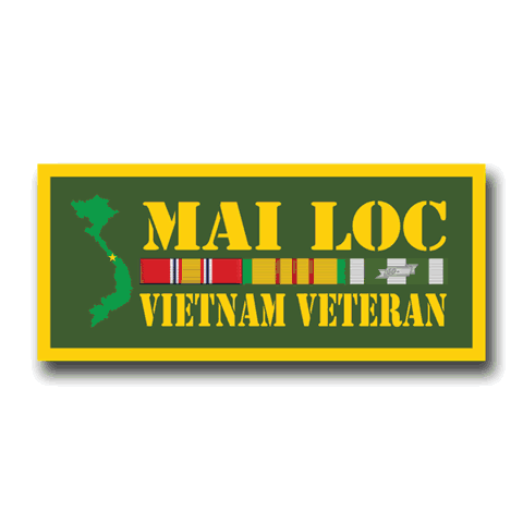 Mai Loc Vietnam Veteran Decal - Vietnam Duty Station Decals ...