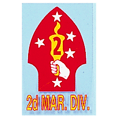 2nd Marine Division 7/8" Pin - 2nd Marine Division - PriorService.com