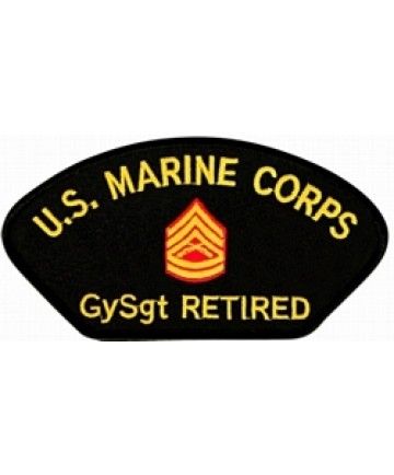 Marine Corps Gunnery Sergeant Retired Patch - New Patches ...