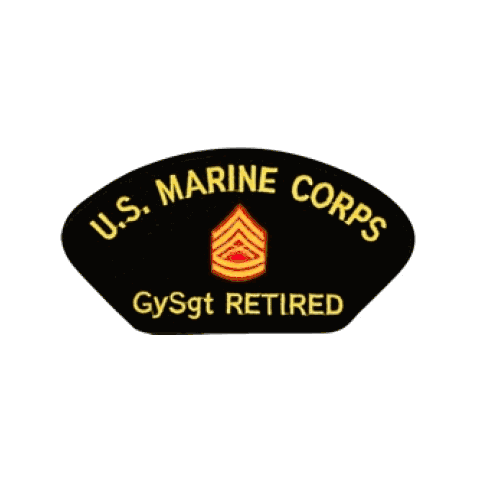 Marine Corps Gunnery Sergeant Retired Patch - New Patches ...