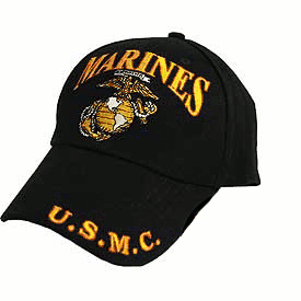 Marines EGA Embroidered Ball Cap - US Marine Corps Caps - PriorService.com