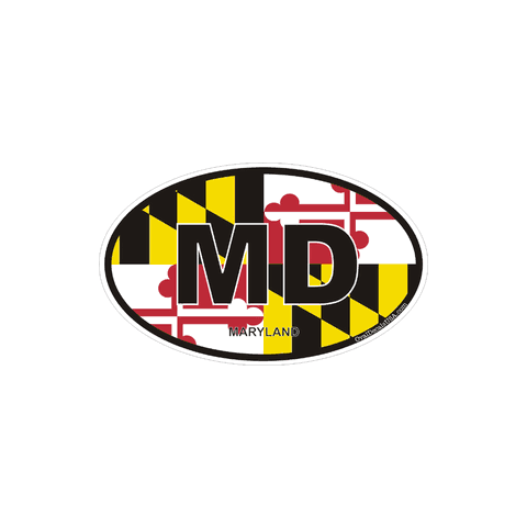 Maryland Oval Decal - U.S. State Decals - PriorService.com