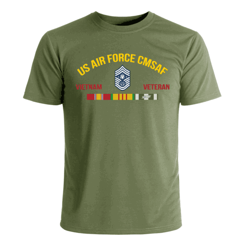 Master Sergeant Of The Air Force Vietnam Veteran T-Shirt - US Air Force ...