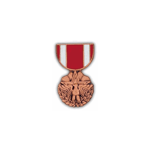 Meritorious Service Miniature Medal Hat Pin - Miniature Military Medal ...