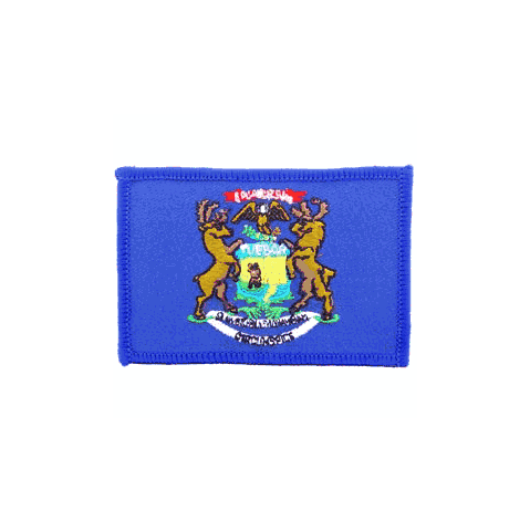 Michigan Flag Patch - State Patches - PriorService.com