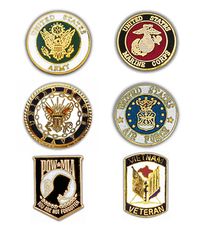 Military Pins – Military Hat Pins- Military Lapel Pins – PriorService.com