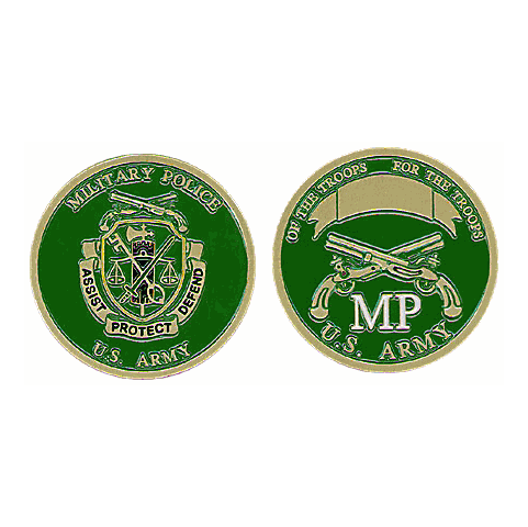 Military Police Challenge Coin - Military Police - PriorService.com