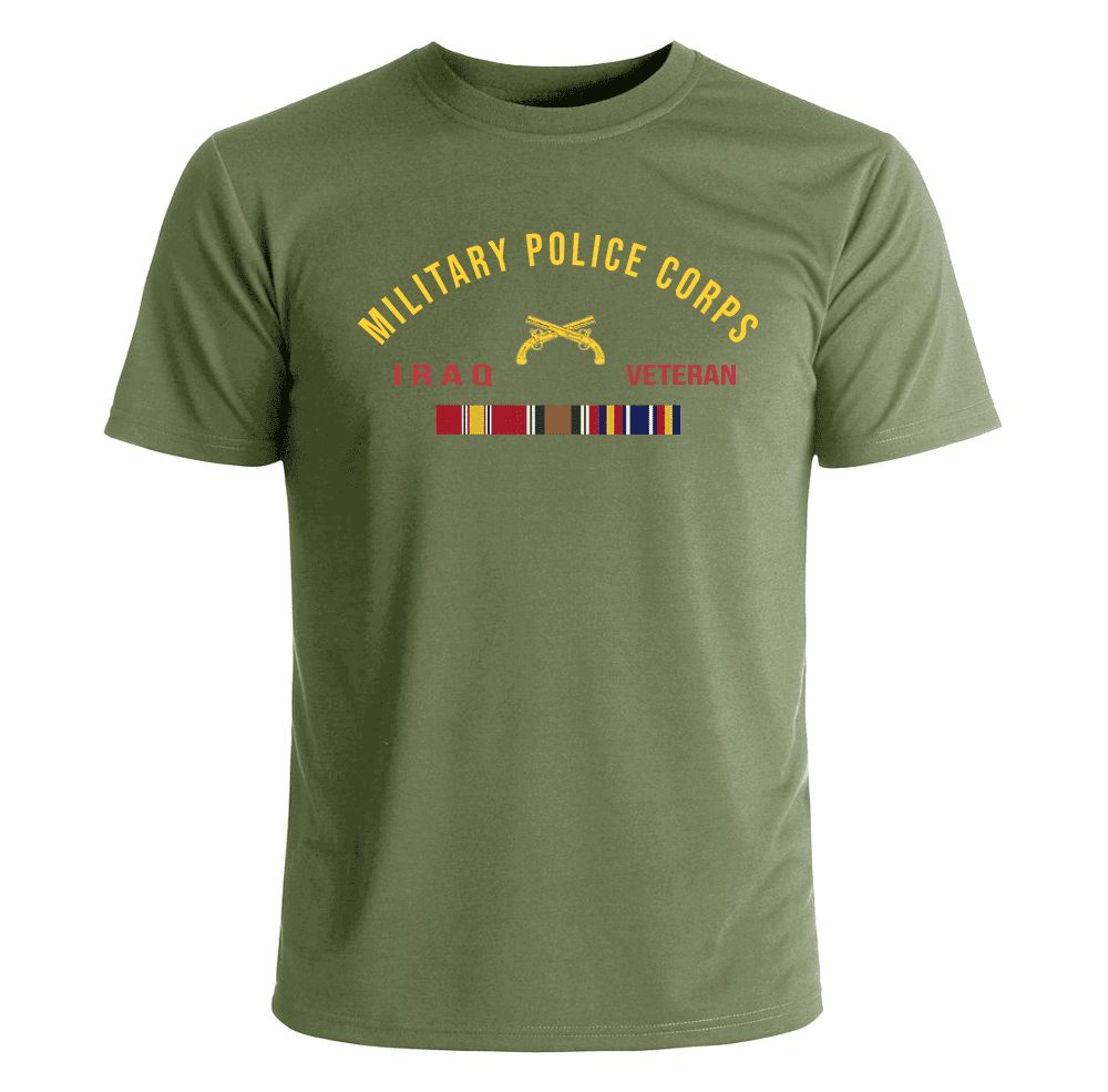 Military Police Corps Veteran T-Shirt - US Army Branch Iraq Veteran T ...