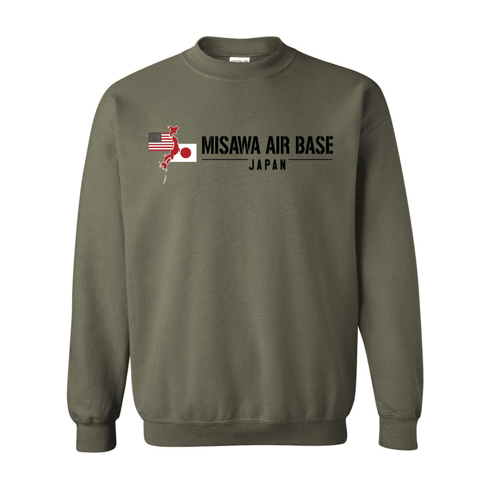 Misawa Air Base Japan Sweatshirt - Japan Duty Station Sweatshirts ...