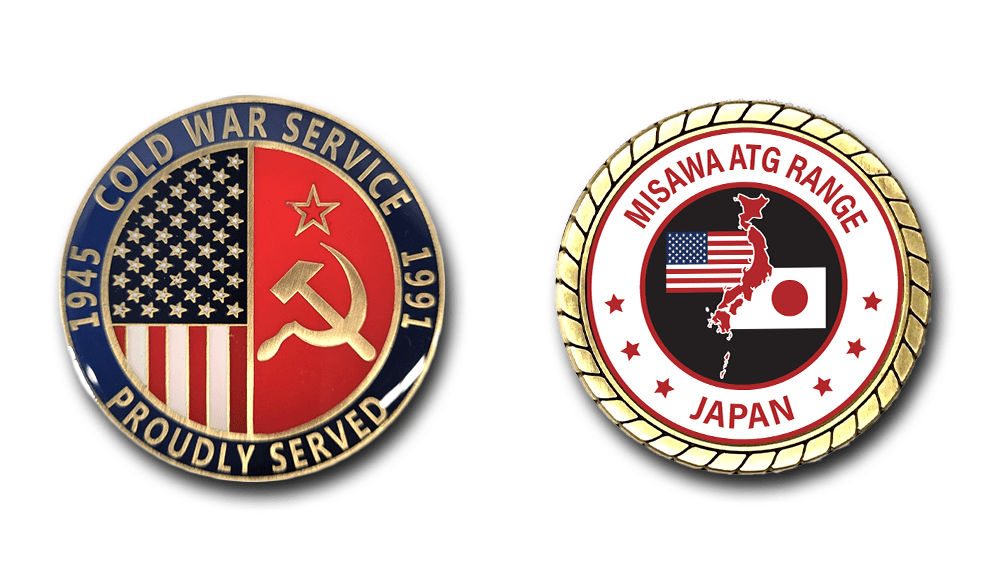 Misawa Atg Range Japan Cold War Veteran Challenge Coin - Japan Duty ...