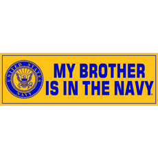 US Navy Metallic Bumper Sticker - US Navy Bumper Stickers ...