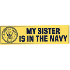 US Navy Metallic Bumper Sticker - US Navy Bumper Stickers ...