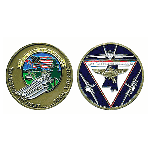 NAS Meridian Challenge Coin - US Navy Challenge Coins - PriorService.com