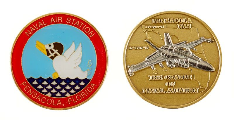NAS Pensacola Challenge Coin - New Navy Base Challenge Coins ...
