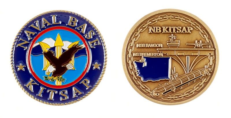 Naval Base Kitsap Challenge Coin - New Navy Base Challenge Coins ...