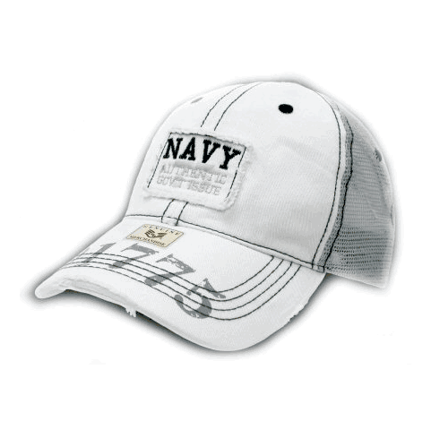 Navy 1775 Mesh Back Ball Cap - Mesh Back Caps - PriorService.com