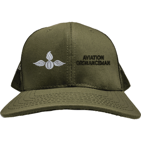 Navy Aviation Ordnanceman (AO) Rating USA Mesh-Back Cap - US Navy Rate ...