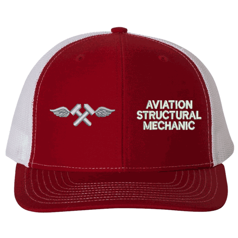 Navy Aviation Structural Mechanic (AM) Rating USA Mesh-Back Cap - US ...