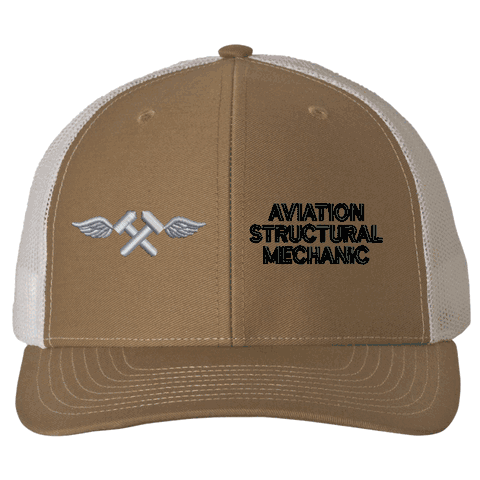 Navy Aviation Structural Mechanic (AM) Rating USA Mesh-Back Cap - US ...