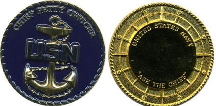 Navy Chief Petty Officer Challenge Coin - US Navy Rank Coins ...