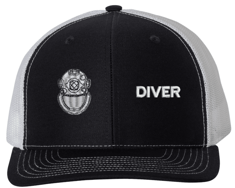 Navy Diver (ND) Rating USA Mesh-Back Cap - US Navy Rate Split Mesh Ball ...