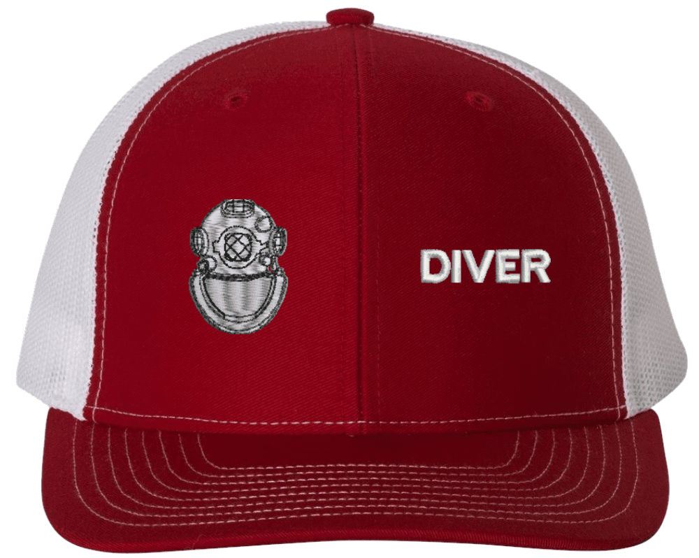 Navy Diver (ND) Rating USA Mesh-Back Cap - US Navy Rate Split Mesh Ball ...