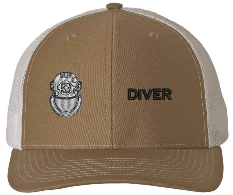 Navy Diver (ND) Rating USA Mesh-Back Cap - US Navy Rate Split Mesh Ball ...
