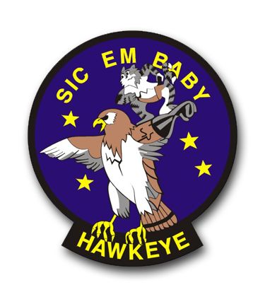 Navy E-2 Hawkeye Patch vinyl transfer decal - New Navy Aircraft Decals ...