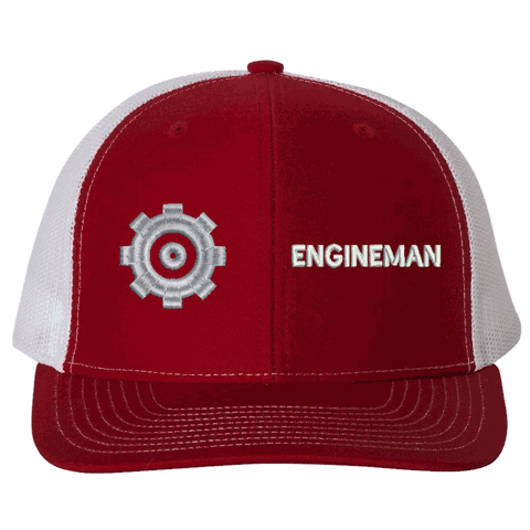 Navy Engineman (EN) Rating USA Mesh-Back Cap - US Navy Rate Split Mesh ...