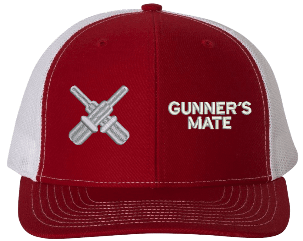 Navy Gunner's Mate (GM) Rating USA Mesh-Back Cap - US Navy Rate Split ...