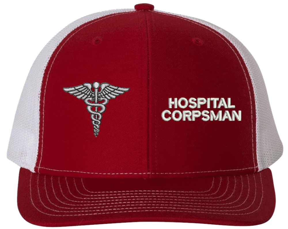 Navy Hospital Corpsman (HM) Rating USA Mesh-Back Cap - US Navy Rate ...