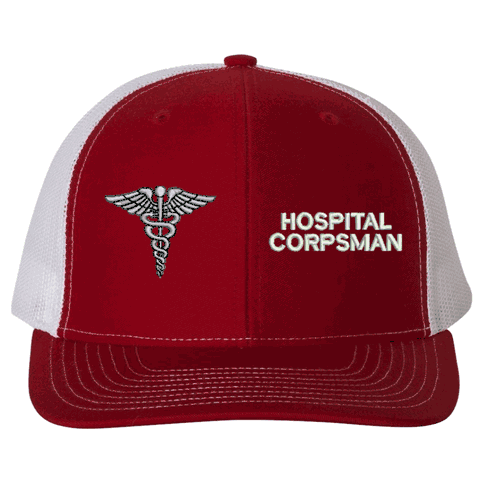 Navy Hospital Corpsman (HM) Rating USA Mesh-Back Cap - US Navy Rate ...
