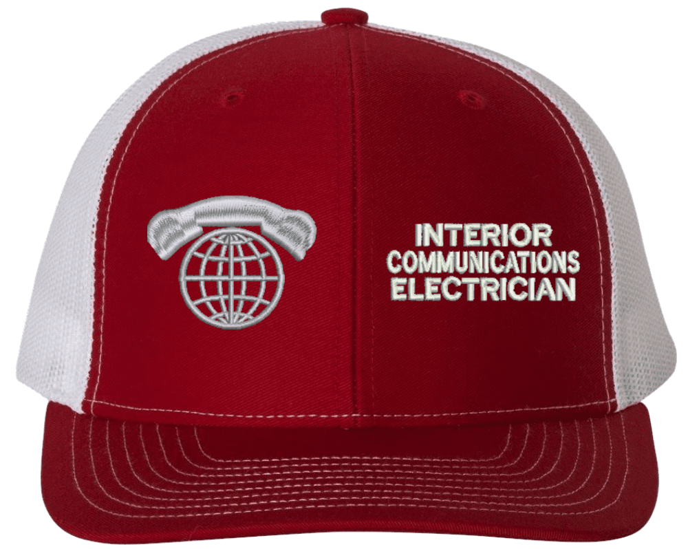 Navy Interior Communications Electrician (IC) Rating USA Mesh-Back Cap ...